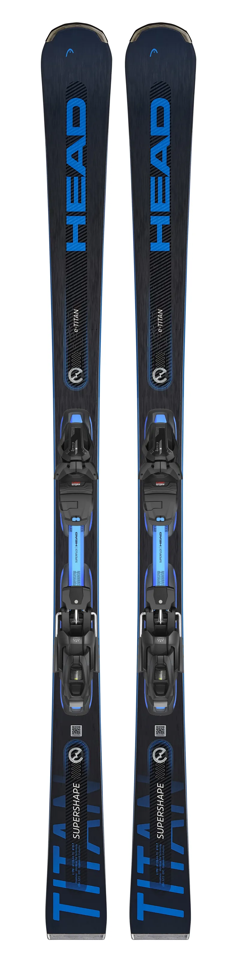 2024 Head Supershape e-Titan Skis with PRD12 GW Bindings