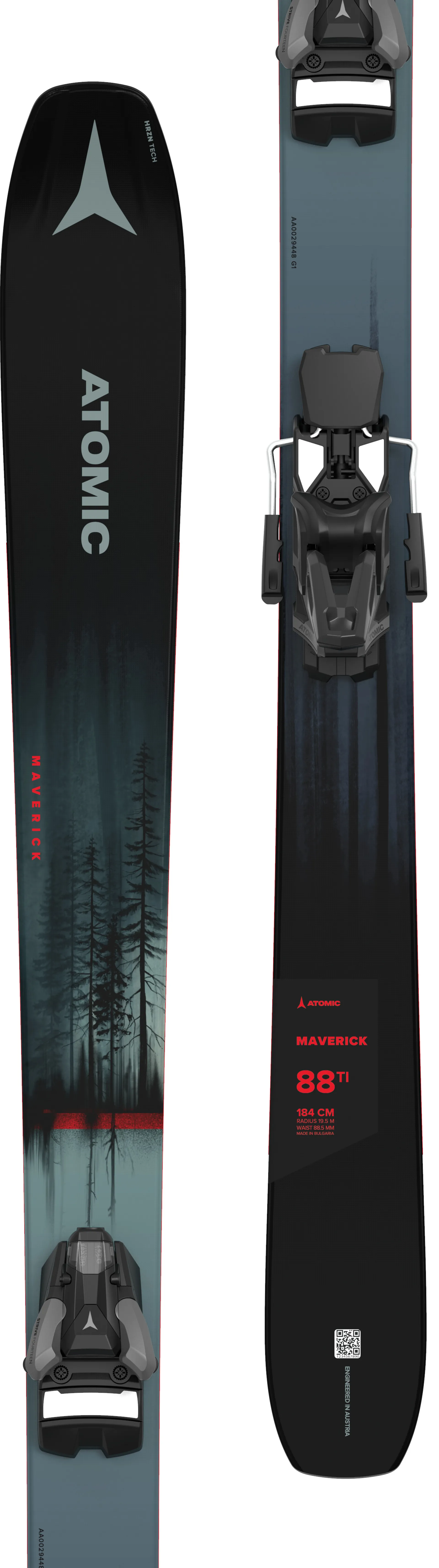 Atomic Maverick 88 Ti with Strive 14 Grip Walk Bindings