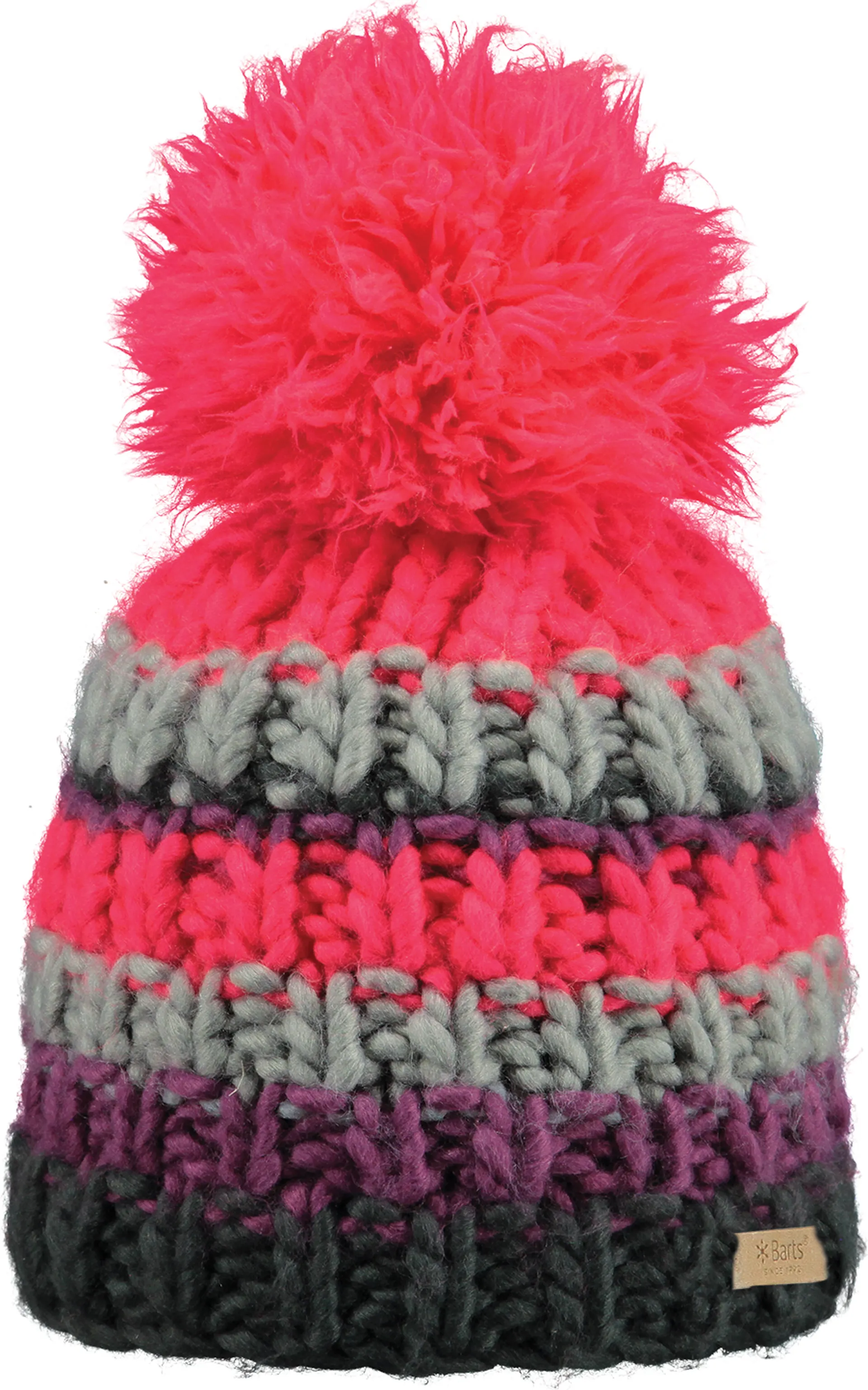 feather bobble hat