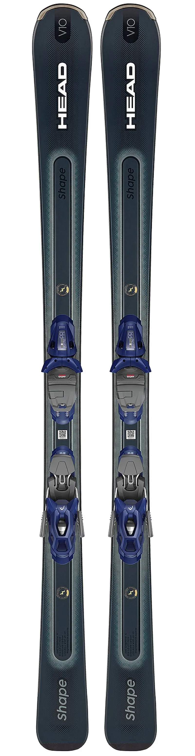 Head Shape E-V10 Skis with PR11 GW Bindings