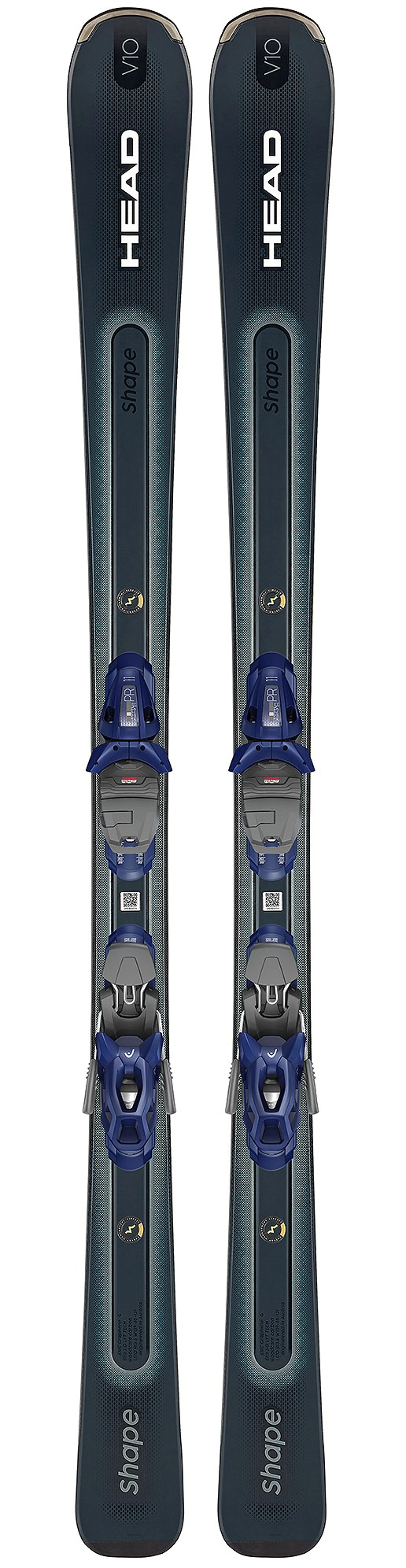 Head Shape E-V10 Skis with PR11 GW Bindings