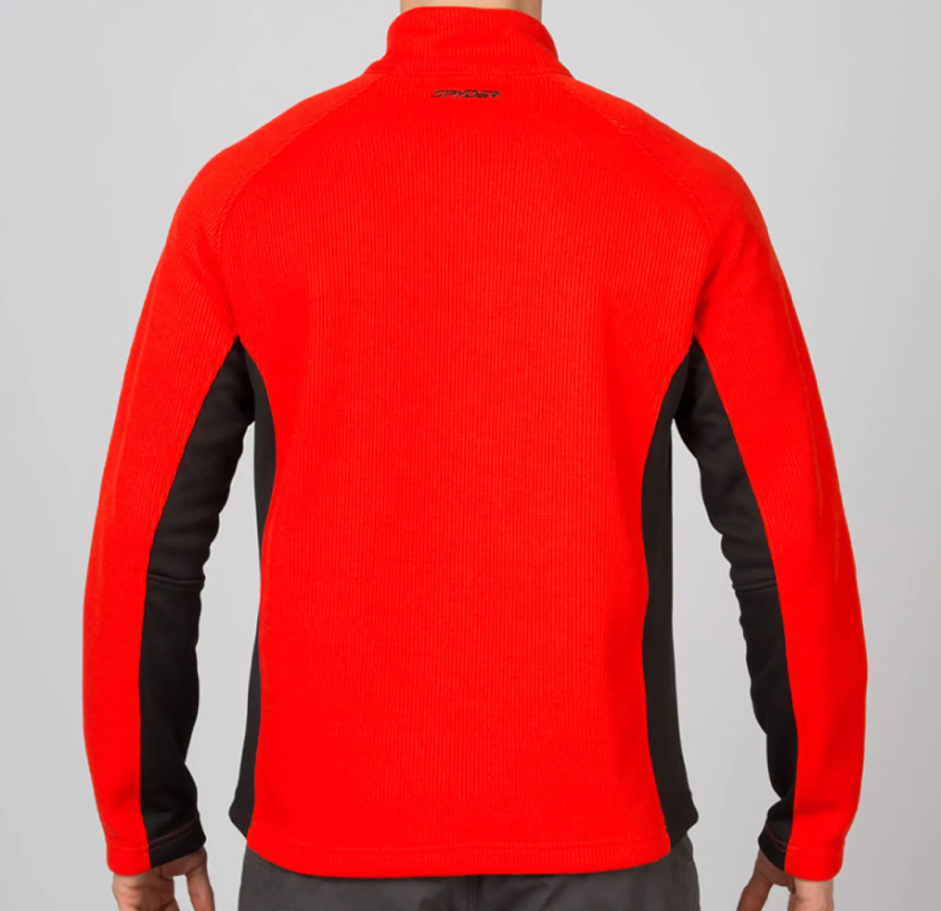 Spyder Outbound Half Zip Core Mens Sweater in Red/Black