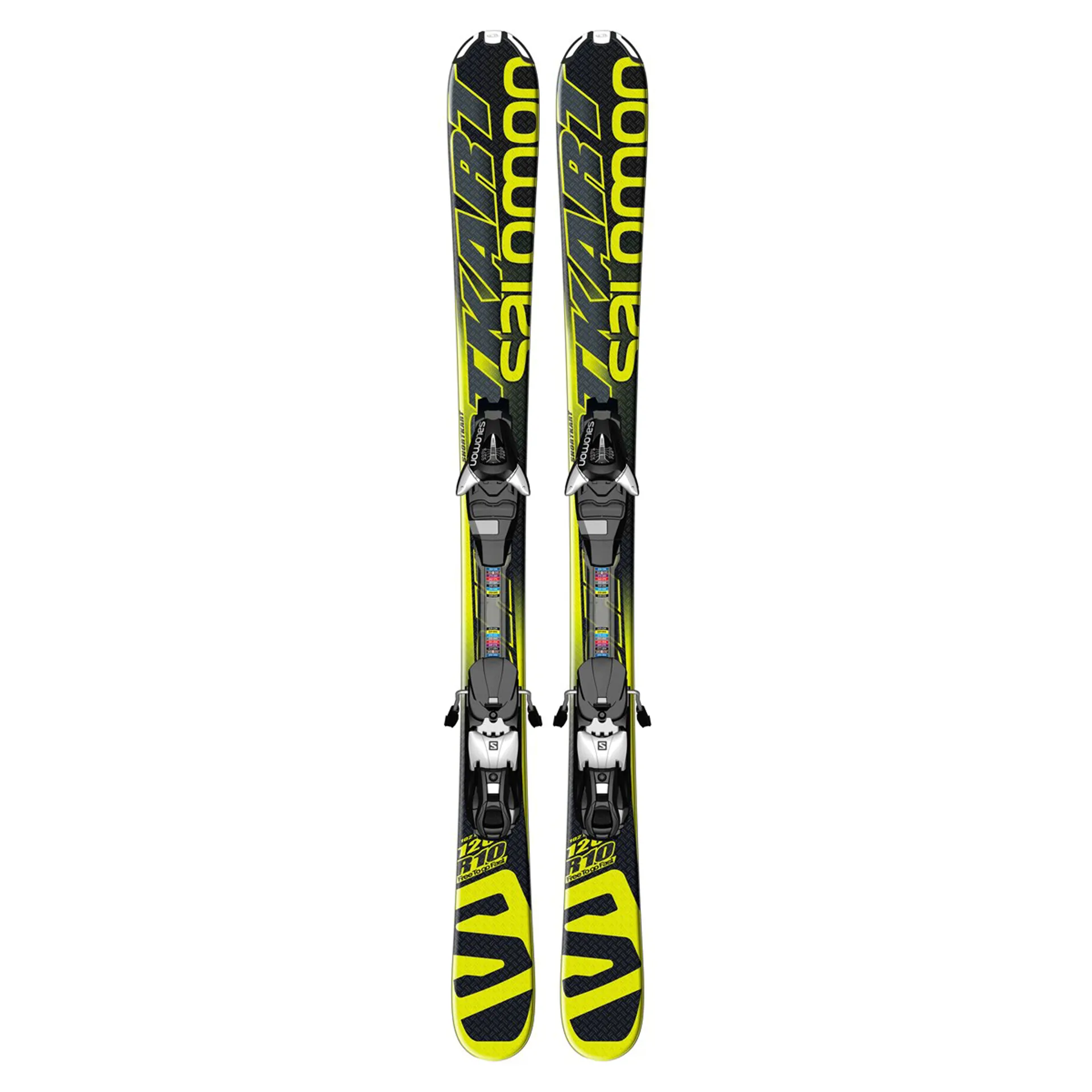 Salomon Shortkart 125cm Snowblades with Salomon Release Bindings