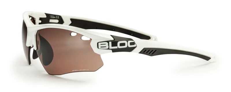 Bloc Titan Sunglasses 4 Lens System Box Set - White with VE5 Lens